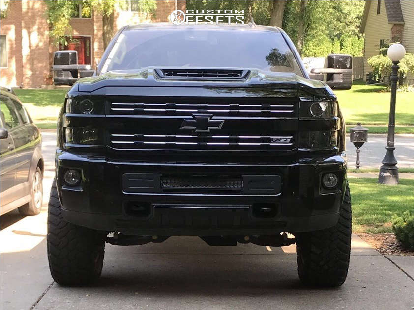 2017 Chevrolet Silverado 2500 HD with 20x10 -12 Fuel Coupler and 35/12 ...