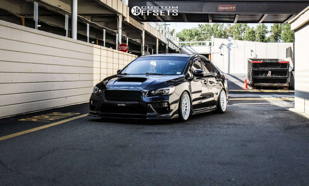 2017 Subaru WRX with 18x9.5 40 Enkei NT03M and 245/35R18 Hankook Ventus ...