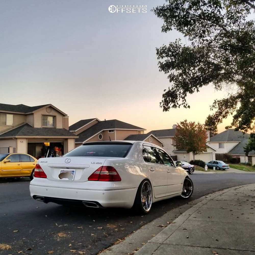 2006 Lexus LS430 with 19x9 21 Weds Bazreia and 235/35R19 Achilles Atr ...