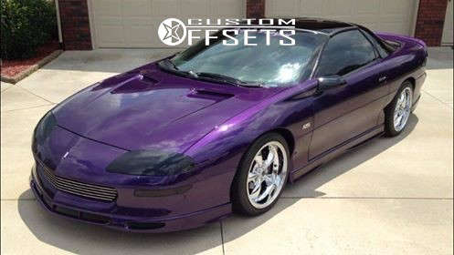 1997 Chevrolet Camaro with 18x9 24 American Racing Torq Thrust M and ...
