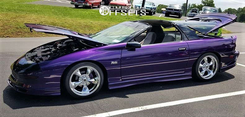 1997 Chevrolet Camaro with 18x9 24 American Racing Torq Thrust M and ...