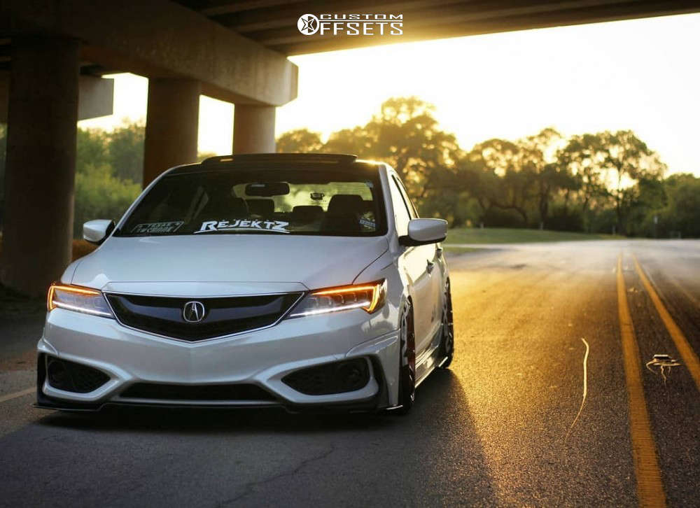 2016 Acura ILX with 17x9 25 Vordoven Forme 9 and 215/45R17 Nexen 5000 ...