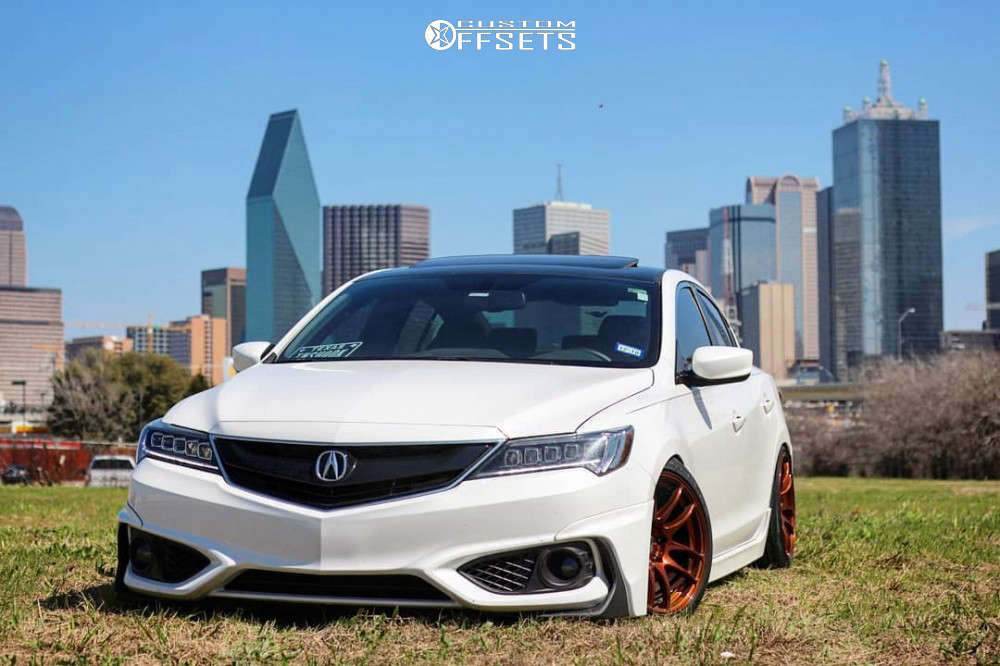 2016 Acura ILX with 17x9 25 Vordoven Forme 9 and 215/45R17 Nexen 5000 ...