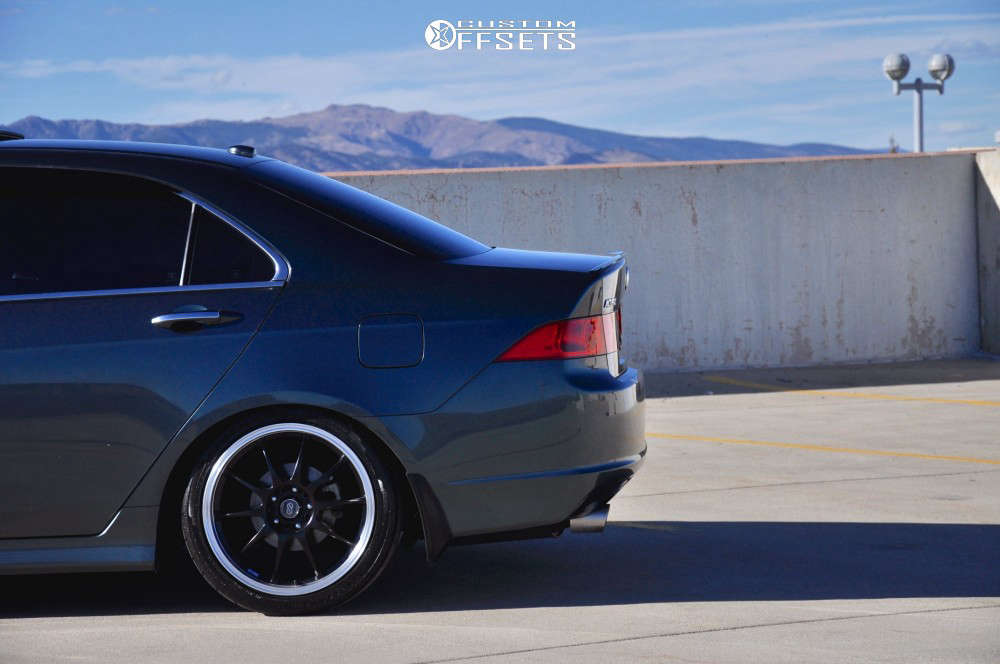 2006 Acura TSX with 18x7.5 38 Enkei J10 and 225/40R18 Firestone ...