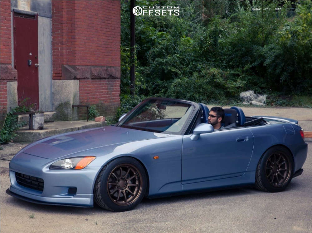 2003 Honda S2000 with 17x10 45 Volk Ce28n and 255/40R17 Hankook Ventus ...