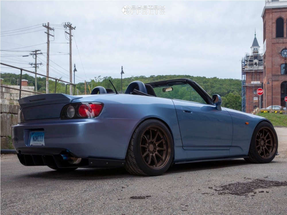 2003 Honda S2000 with 17x10 45 Volk Ce28n and 255/40R17 Hankook Ventus ...