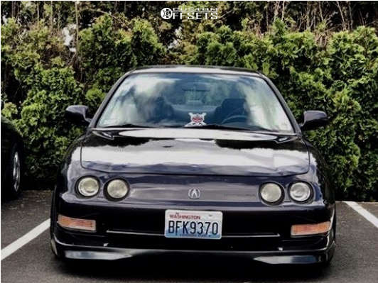 1995 Acura Integra with 15x8 25 AVID1 AV19 and 205/45R15 Nitto Neo Gen ...