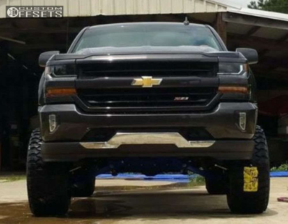 2016 Chevrolet Silverado 1500 with 20x14 -76 Scorpion SC10 and 35/13.5R20 Free Passer CT404 and ...