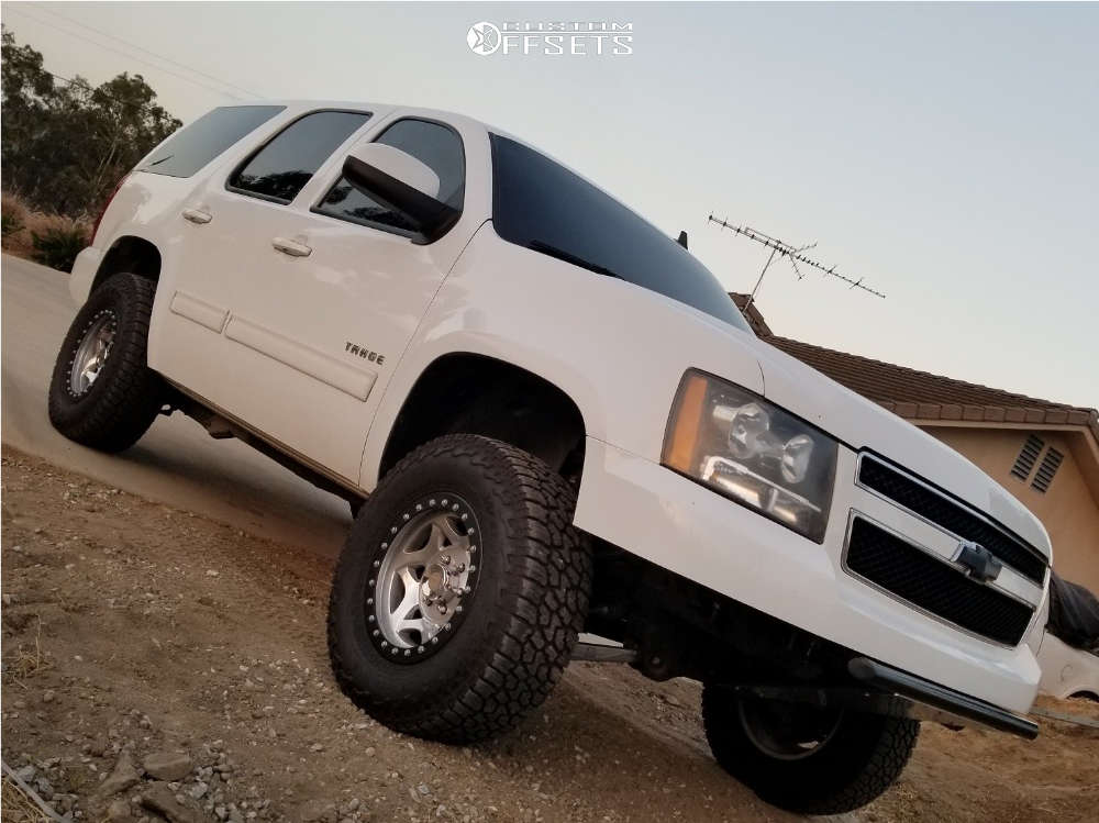 2011 Chevrolet Tahoe with 17x8.5 1 Walker Evans Legend and 33/12.5R17 Falken Wildpeak At3w and ...