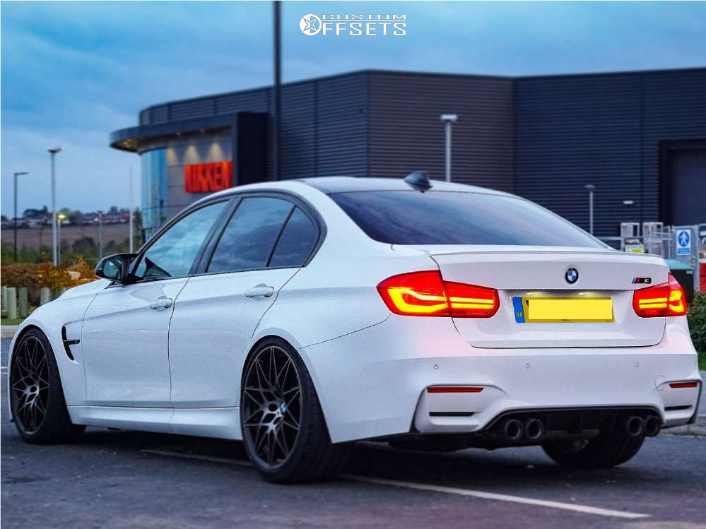 2017 BMW M3 with 20x9 29 OEM Wheels 666m and 265/30R20 Michelin Pilot ...