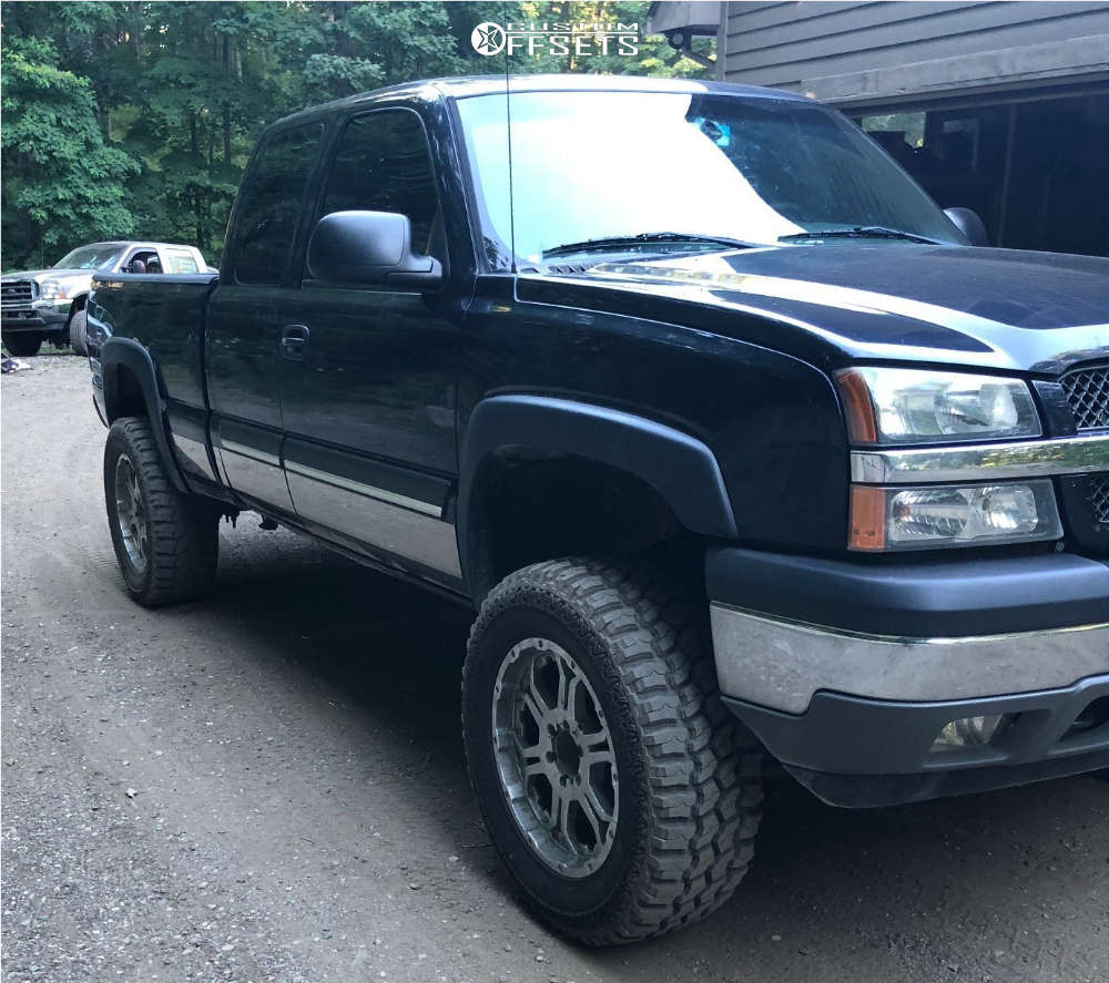 2005 Chevrolet Silverado 1500 with 20x9 10 Gear Off-Road Recoil and 35/ ...