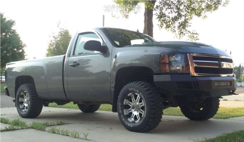 2011 Chevrolet Silverado 1500 with 17x10 -25 Dale Earnhart Jr Cannon ...