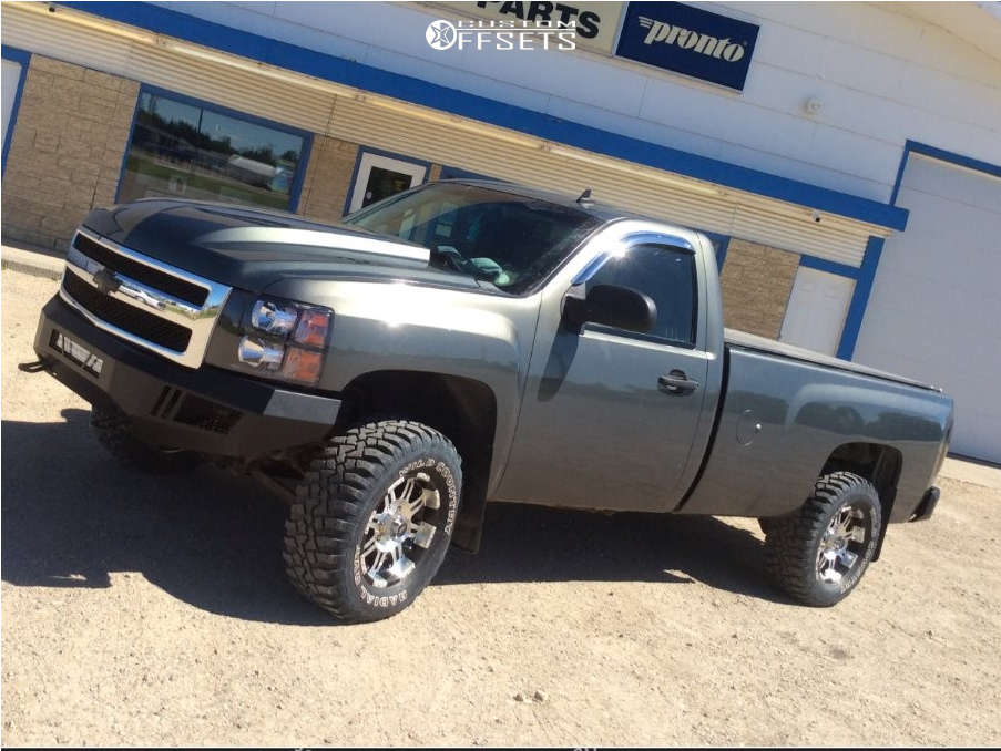 2011 Chevrolet Silverado 1500 with 17x10 -25 Dale Earnhart Jr Cannon ...