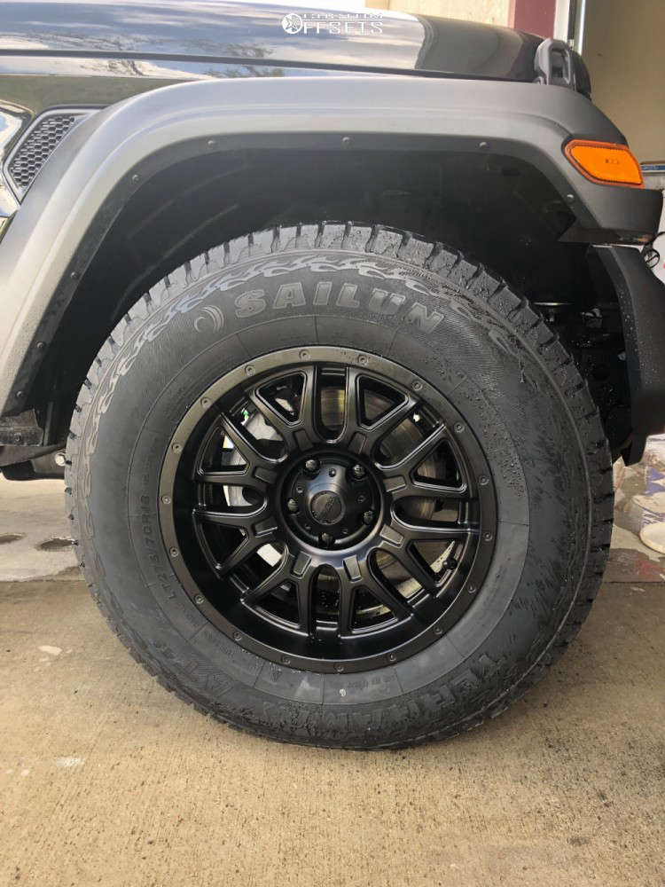 2018 Jeep Wrangler with 18x9 -12 Ultra Hunter and 275/70R18 Sailun ...