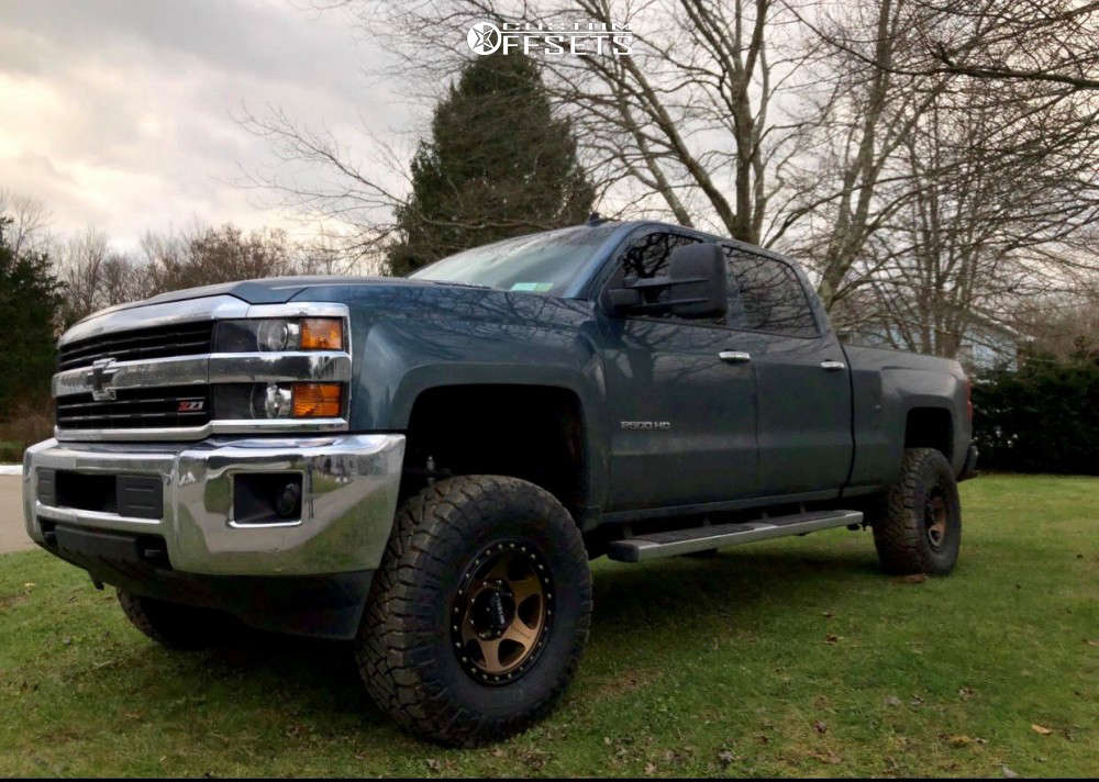 2015 Chevrolet Silverado 2500 HD with 17x8.5 0 Method Con6 and 315 ...