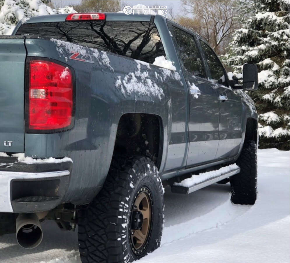 2015 Chevrolet Silverado 2500 HD with 17x8.5 0 Method Con6 and 315 ...