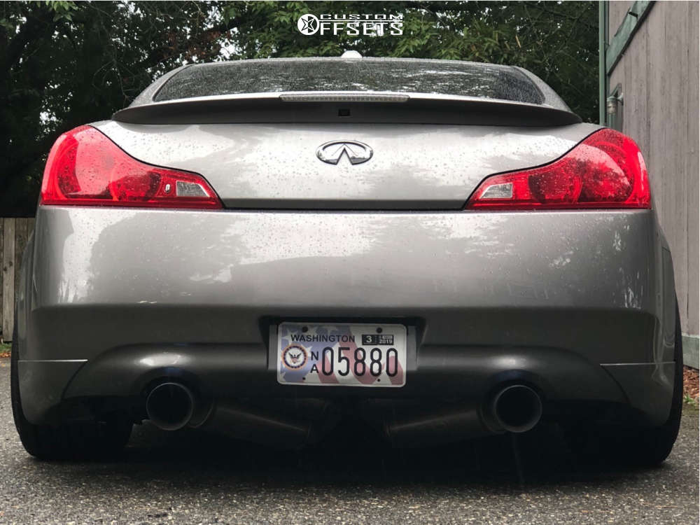 2008 INFINITI G37 with 19x9.5 15 Concept One Csl-55 and 245/35R19 ...