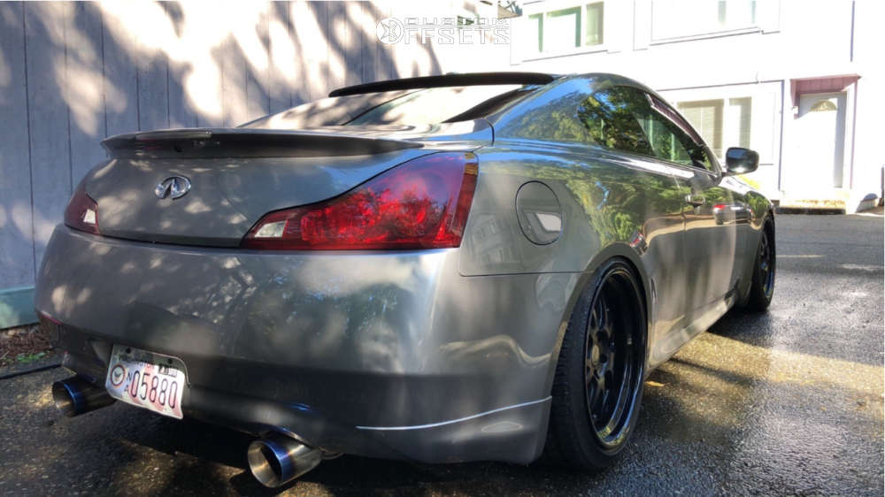 2008 INFINITI G37 with 19x9.5 15 Concept One Csl-55 and 245/35R19 ...