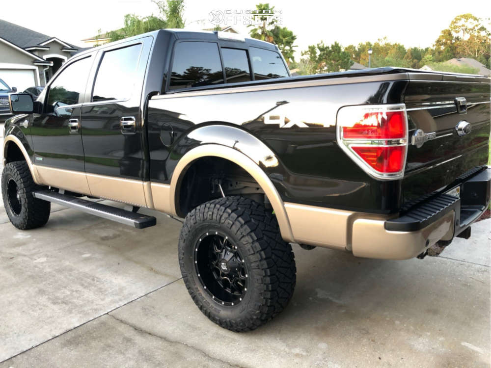 2014 Ford F-150 with 18x9 -12 Dropstars 645b and 35/12.5R18 Nitto Ridge ...