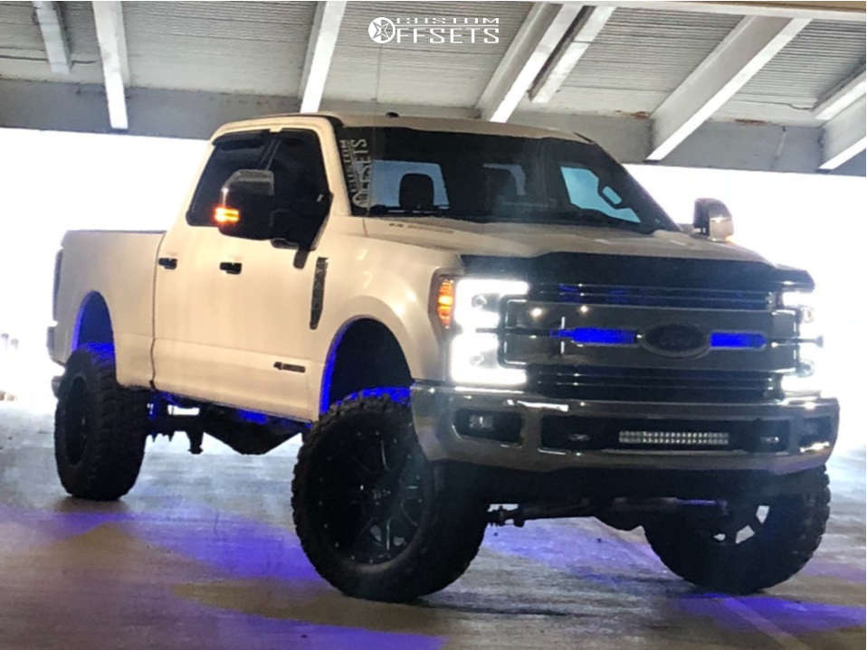 2017 Ford F-350 Super Duty with 20x10 -24 Fuel Maverick and 35/12.5R20 ...
