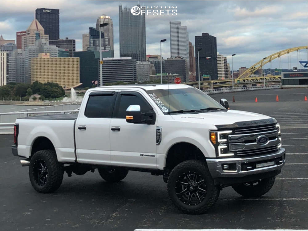2017 Ford F-350 Super Duty with 20x10 -24 Fuel Maverick and 35/12.5R20 ...