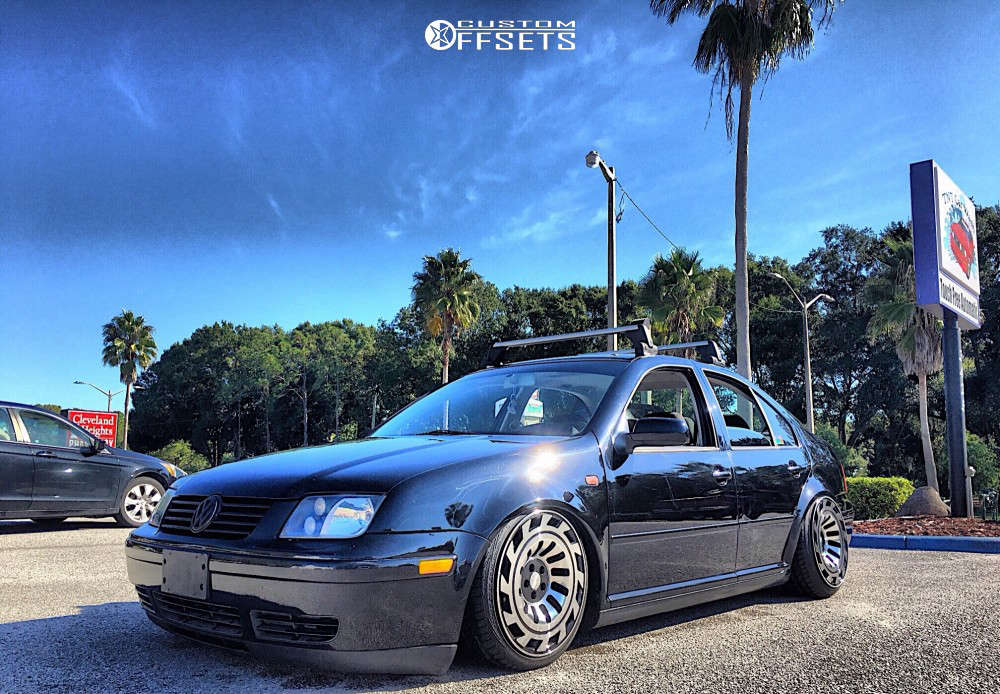 2003 Volkswagen Jetta with 18x8.5 35 Radi8 R8t12 and 205/40R18 Achilles ...