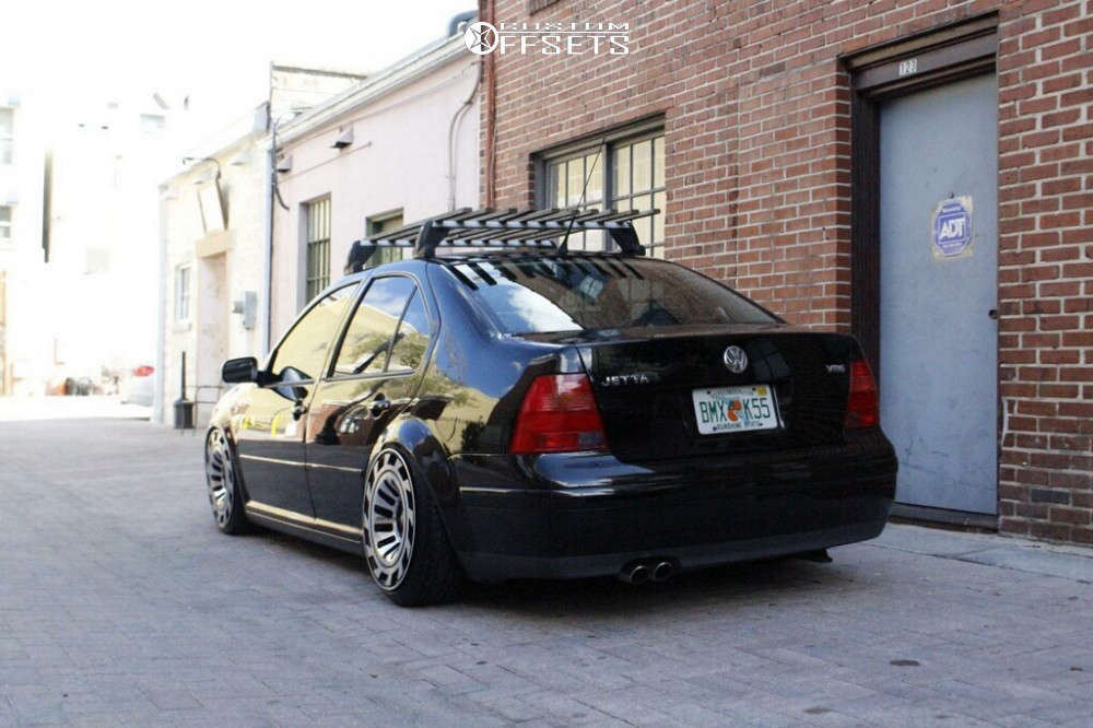 2003 Volkswagen Jetta with 18x8.5 35 Radi8 R8t12 and 205/40R18 Achilles ...