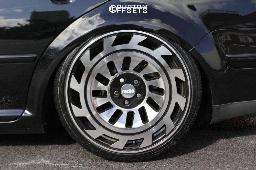 2003 Volkswagen Jetta with 18x8.5 35 Radi8 R8t12 and 205/40R18 Achilles ...