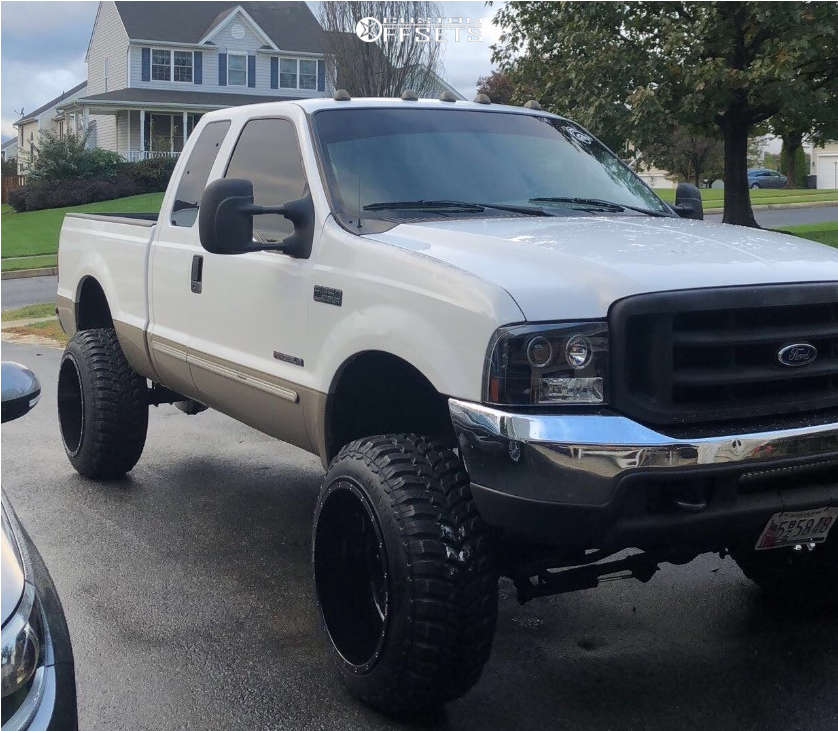 2000 Ford F-250 Super Duty with 22x14 -75 Fuel Stroke and 35/12.5R22 ...