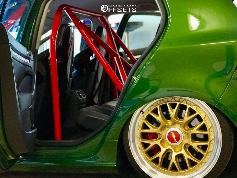 2008 Volkswagen R32 with 19x8.5 45 Rotiform Lsr and 215/35R19 Sunny and ...