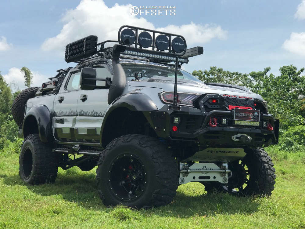 2016 Ford Ranger with 20x14 -76 Fuel 531 and 40/15.5R20 Nitto Mud ...