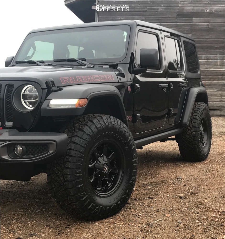 2018 Jeep Wrangler with 17x8.5 -6.35 Fuel Hydro and 35/12.5R17 Nitto ...