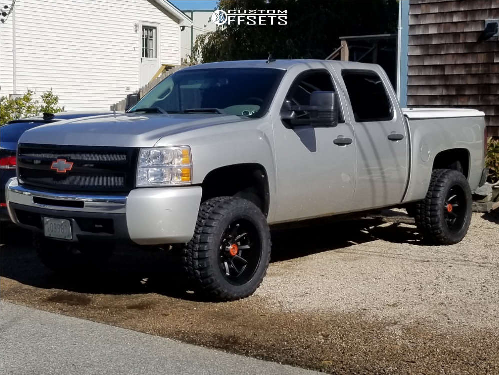 2010 Chevrolet Silverado 1500 with 20x10 -25 Vision Bomb and 33/12.5R20 ...