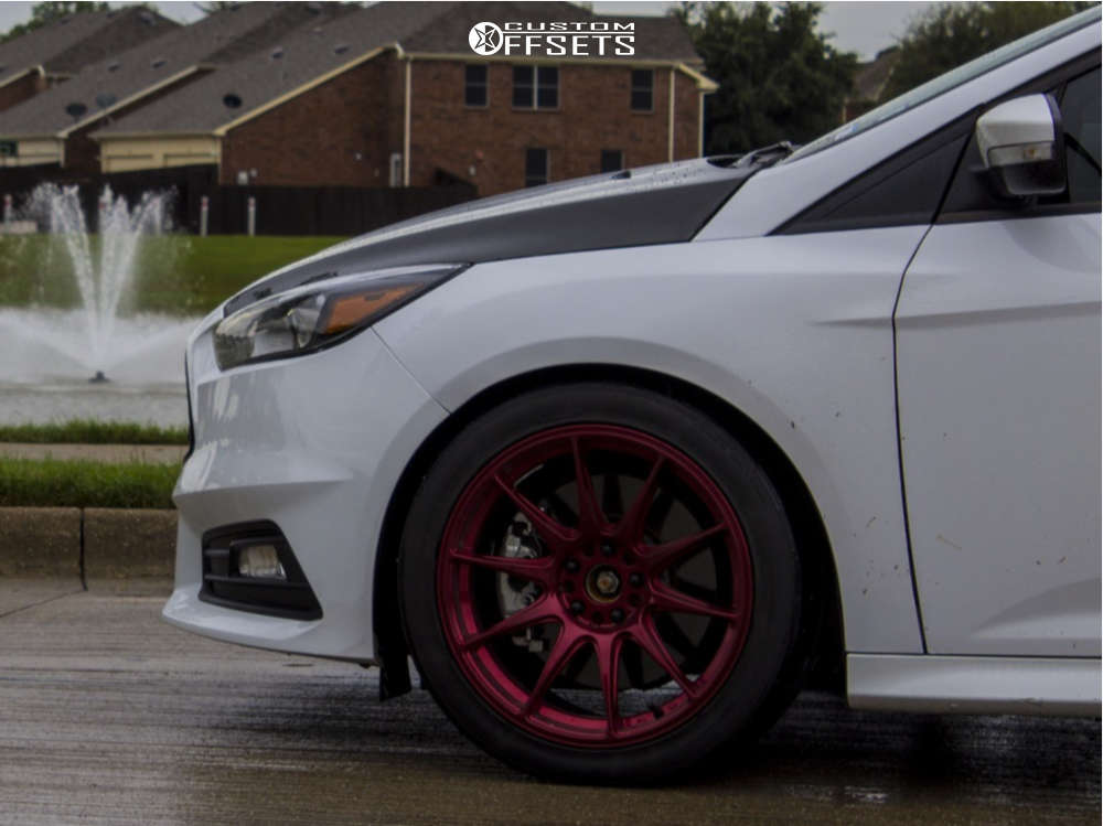 2017 Ford Focus with 18x8.75 20 XXR 527 and 245/40R18 Nitto Invo and ...