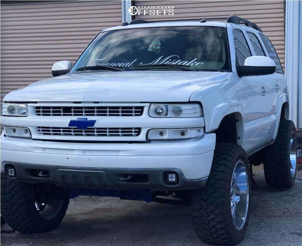 2004 Chevrolet Tahoe with 22x11 -24 Fuel Hostage and 35/12.5R22 ...