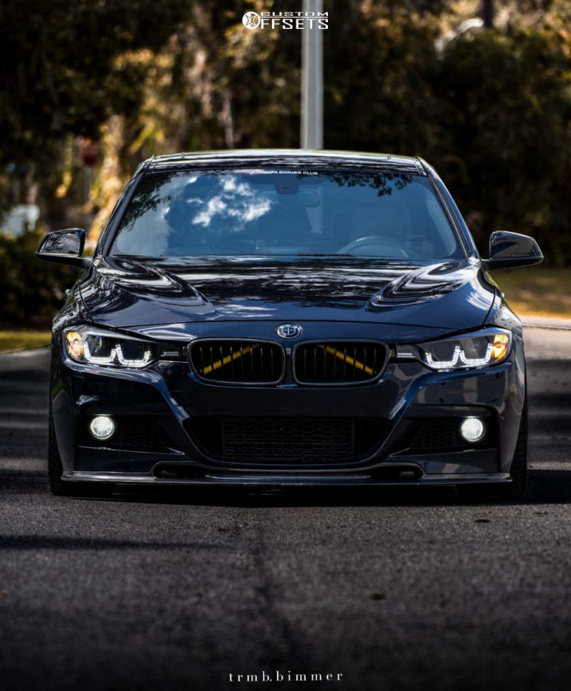 2013 BMW 328i with 18x9 30 Apex FL-5 and 245/40R18 Hankook Ventus V12 ...