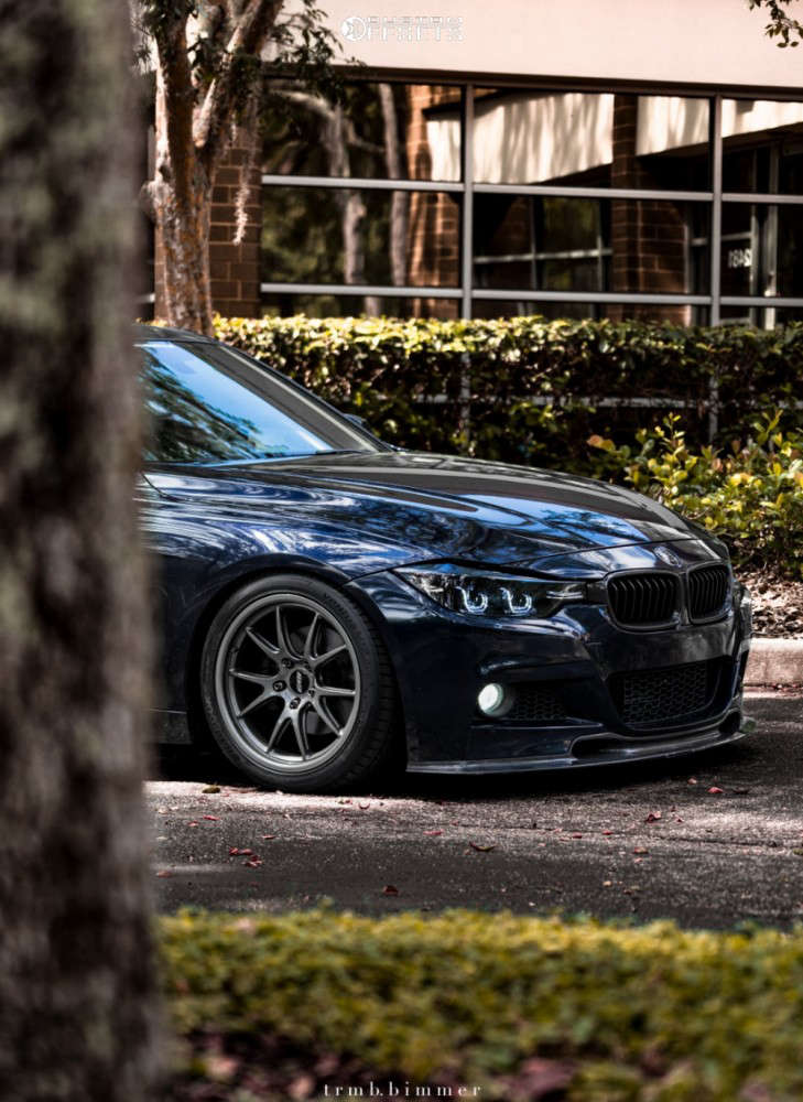 2013 BMW 328i with 18x9 30 Apex FL-5 and 245/40R18 Hankook Ventus V12 ...