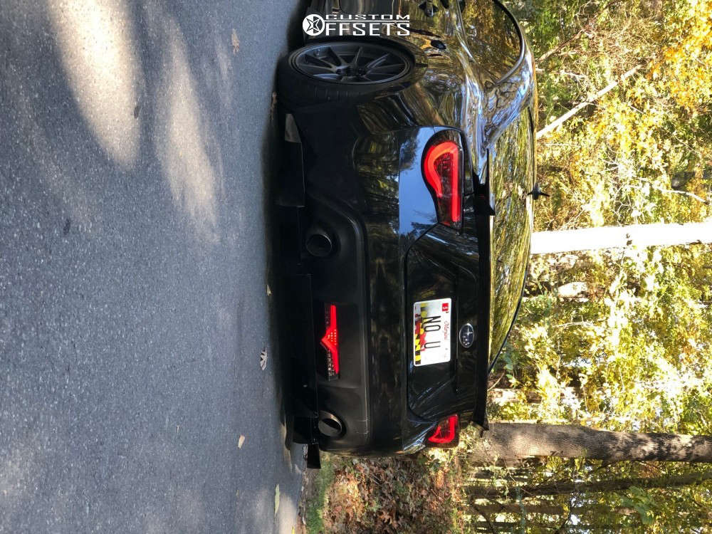 2014 Subaru BRZ with 18x9.5 38 Ambit RS18 and 245/45R18 Michelin Pilot ...