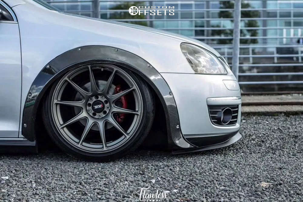 2007 Volkswagen Jetta with 18x9.75 20 XXR 527 and 215/35R18 Zeta ...