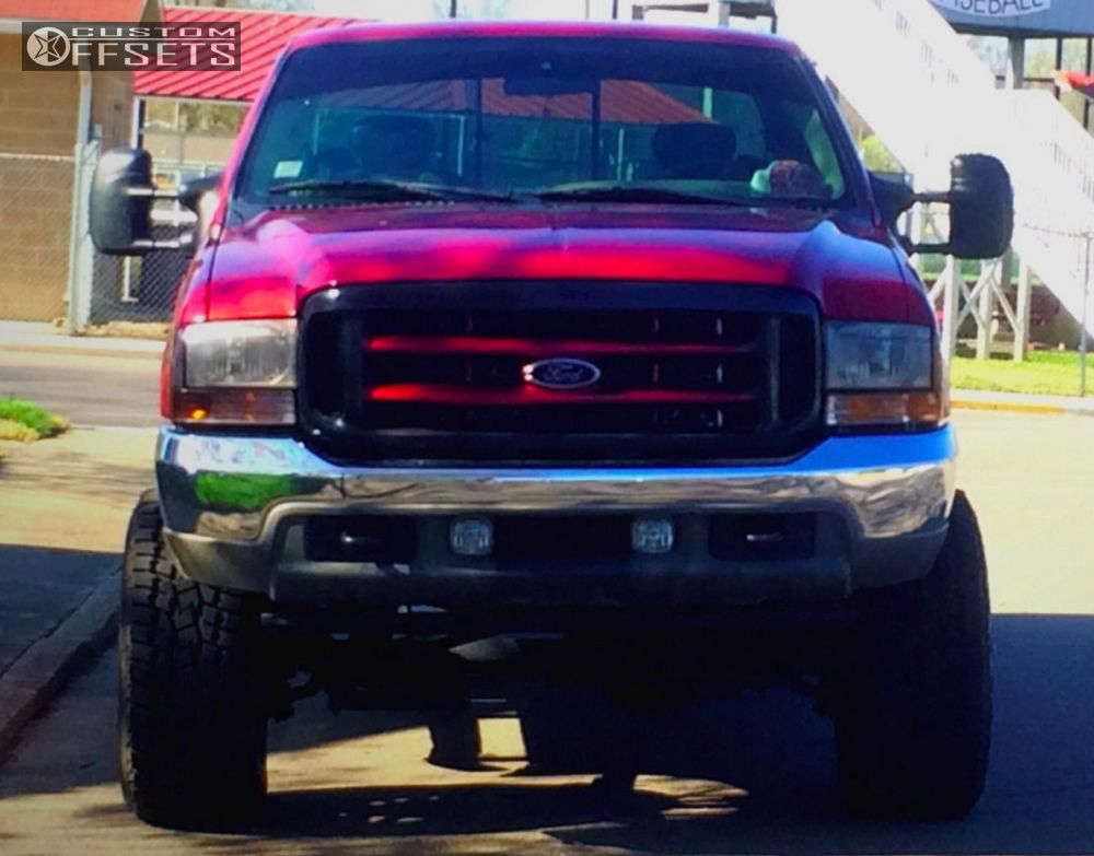 2002 Ford F-250 Super Duty with 20x12 -44 Hostile Sprocket and 35/12 ...