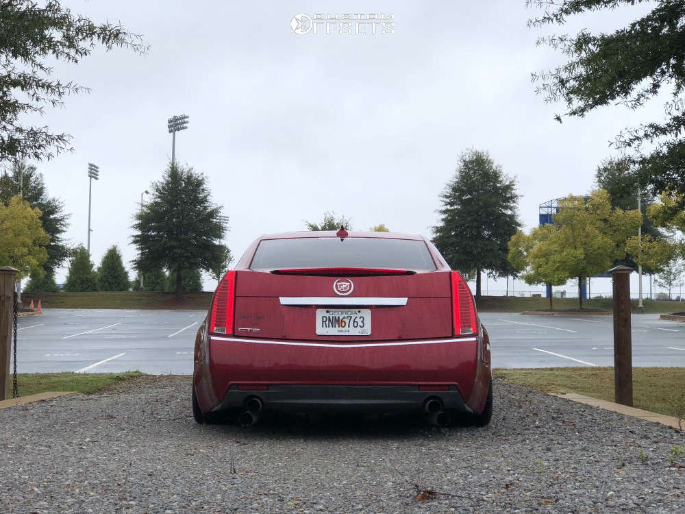 2010 Cadillac CTS with 18x9.5 35 Rotiform Las-r and 245/35R18 Federal 595 Rs-r and Coilovers ...