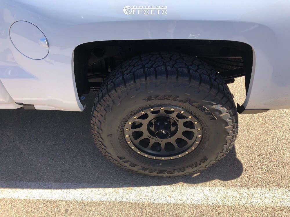 2018 Chevrolet Silverado 1500 with 17x8.5 0 Method Nv and 315/70R17 Falken Wildpeak At3w and ...