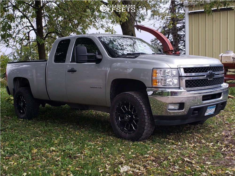 2011 Chevrolet Silverado 2500 HD with 20x9 Hostile Gauntlet and 295 ...