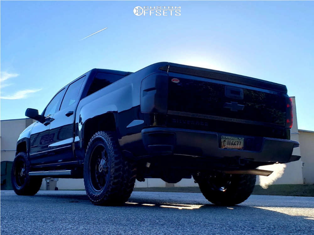 2016 Chevrolet Silverado 1500 with 20x9 0 Vision Storm and 35/12.5R20 ...