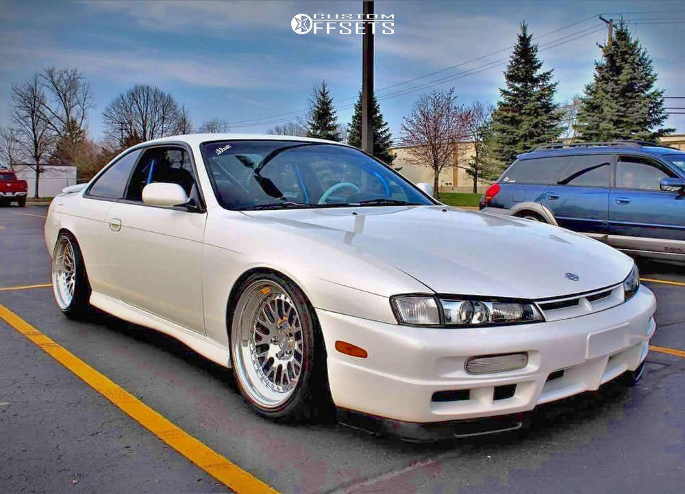 1998 Nissan 240SX with 18x9.5 10 CCW Classic and 245/35R18 Federal 595 ...