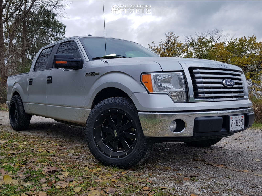 2011 Ford F-150 with 20x10 -24 Moto Metal Mo962 and 275/55R20 Goodyear ...