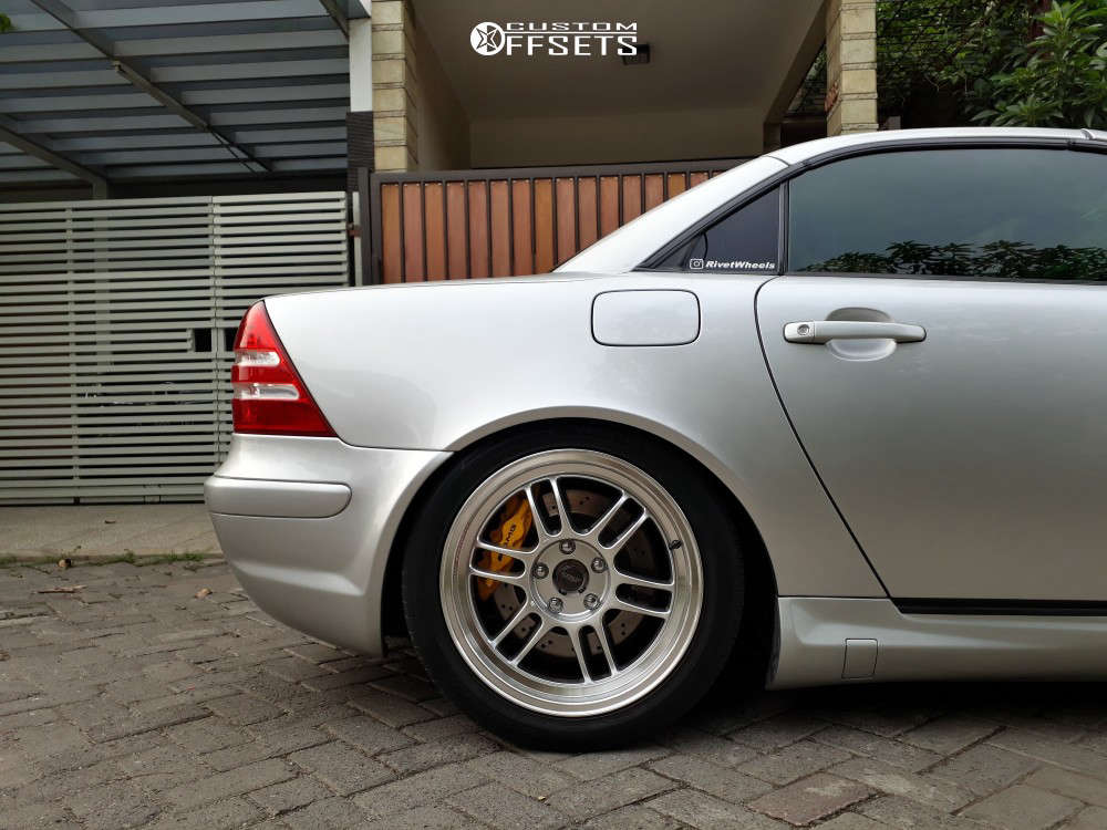 1999 Mercedes-Benz SLK230 with 17x7.5 42 SSW S165 and 225/45R17 Hankook ...