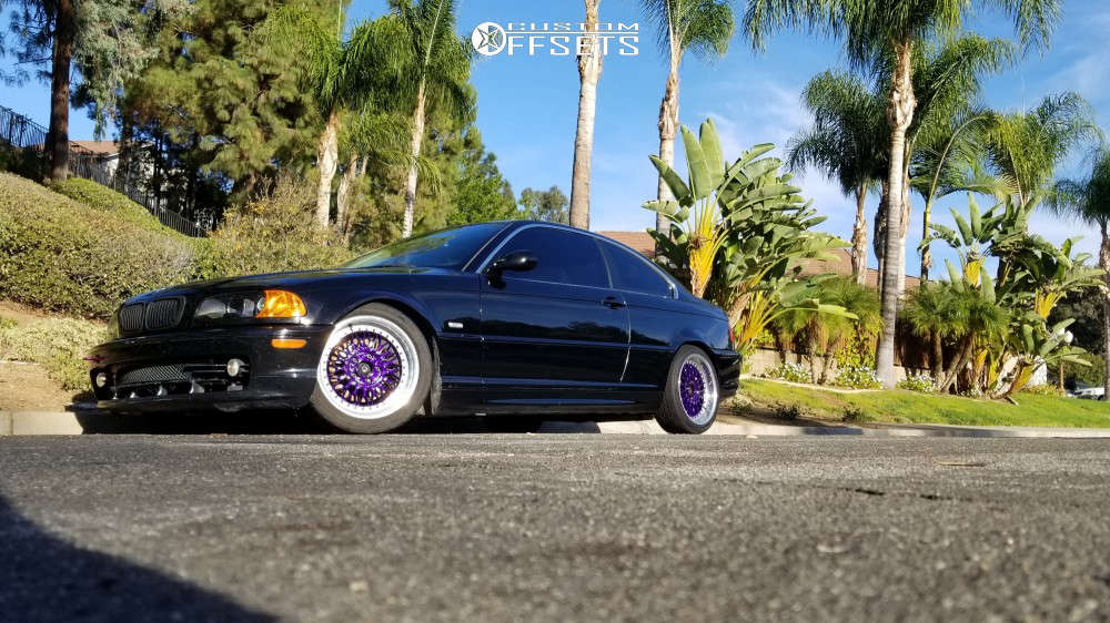 2001 BMW 325Ci with 17x8 20 BBS Rc090 and 205/40R17 Dunlop Sp Sport 01 ...