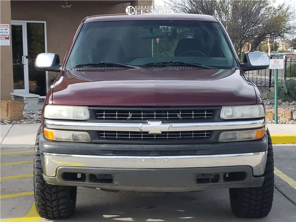 2000 Chevrolet Silverado 1500 with 20x10 -12 Mayhem Monstir and 33/12 ...