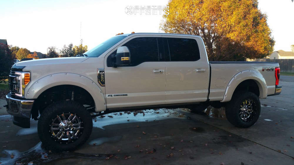 2018 Ford F-250 Super Duty with 20x10 -18 Fuel Sledge and 35/12.5R20 ...